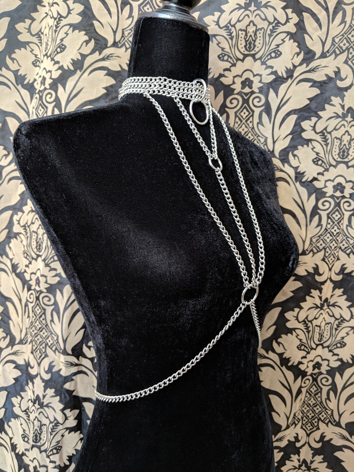 Body Harness Bondage Harness Body Chain Bondage Chains - Etsy