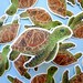 Sea Turtle Sticker, Turtle Stickers, Hydro Flask Stickers, Aesthetic ...