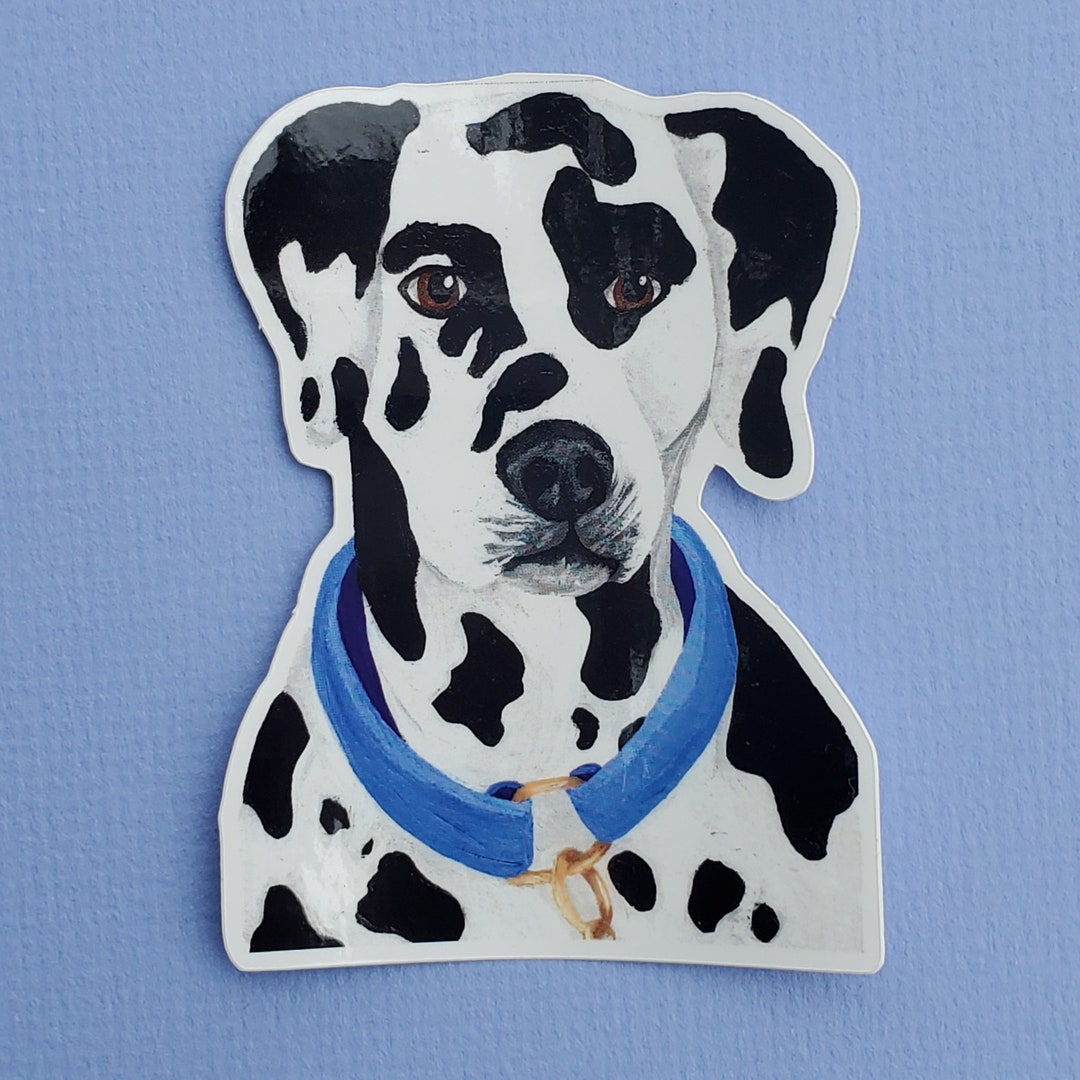 Dalmatian Sticker, Dog Stickers, Hydro Flask Stickers, Dog Themed ...