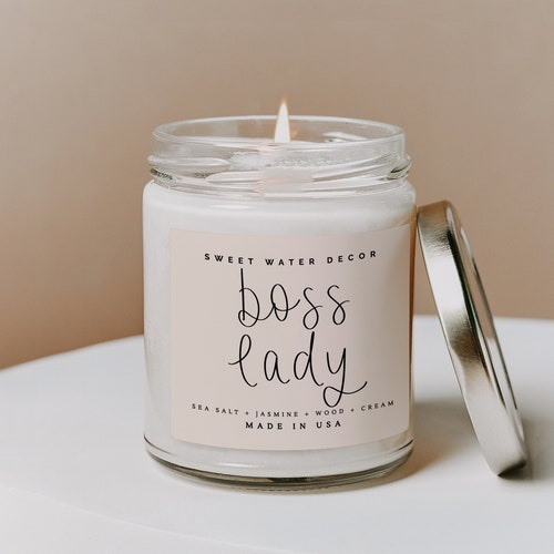 Boss Lady Candle Girl Boss Candle Handmade Soy Candles - Etsy
