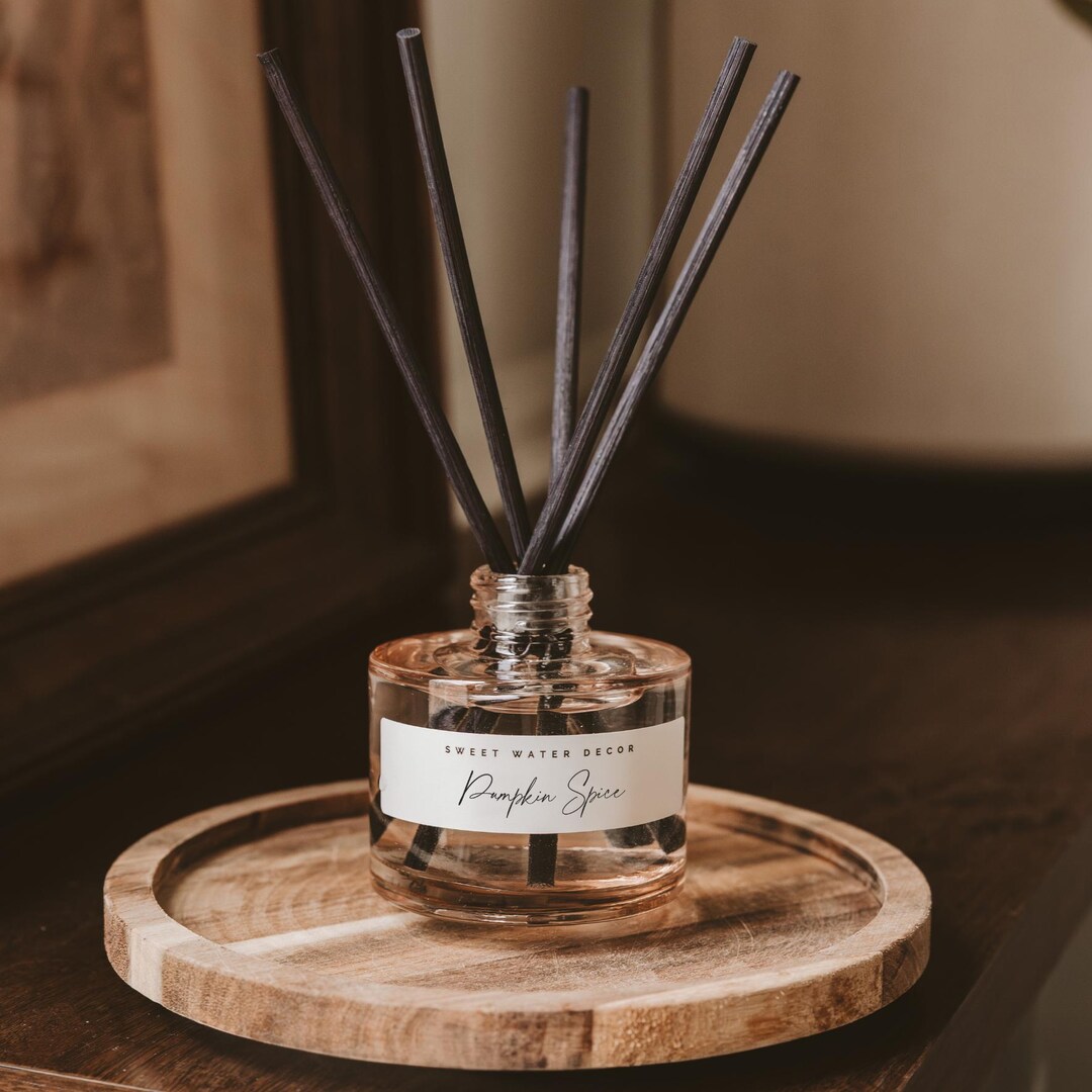 Pumpkin Spice Reed Diffuser Set: Fall Home Fragrance, Essential Oils - Etsy
