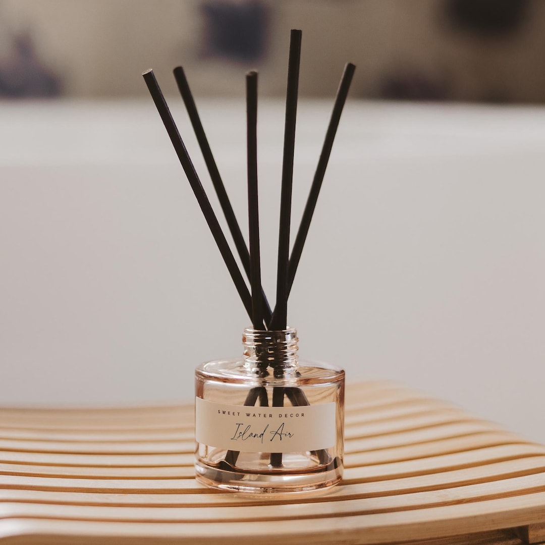 Island Air Reed Diffuser - Tropical Relaxing Home Fragrance - Luxury ...