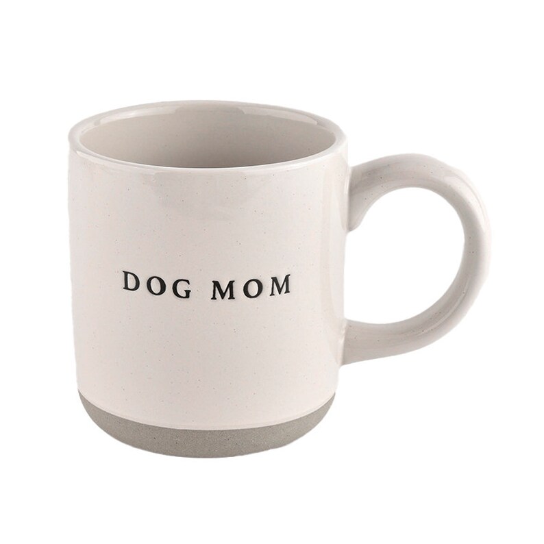 Dog Mom Stoneware Coffee Mug Fur Mama Inspirational Mug - Etsy
