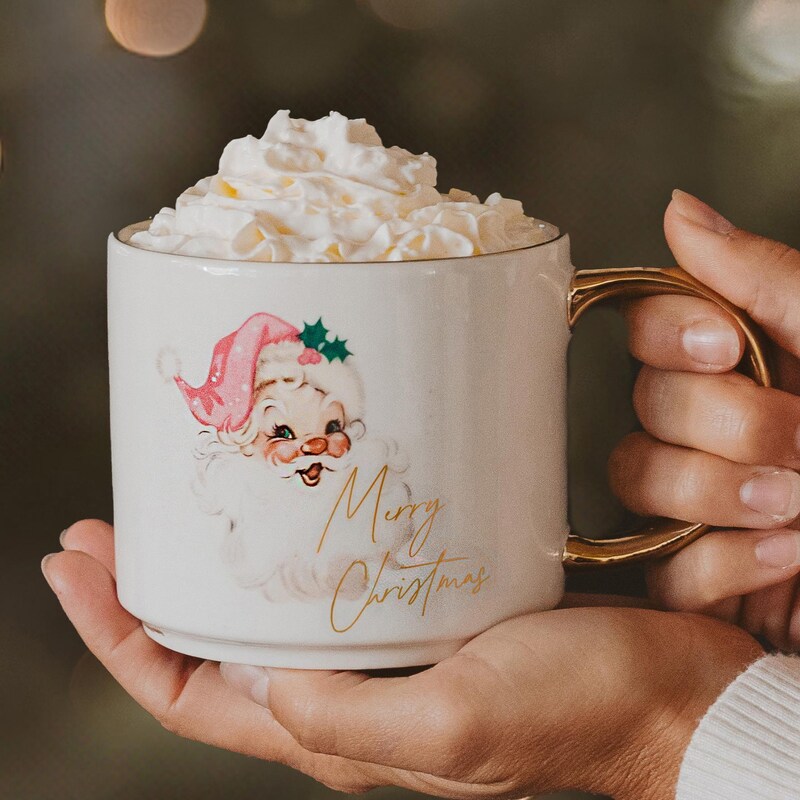 Vintage Santa Mugs - Etsy