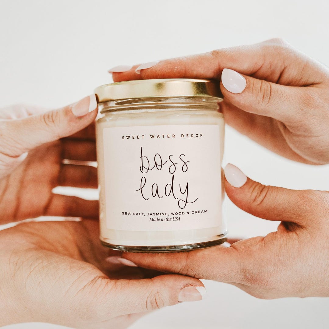 Boss Lady Candle | Girl Boss Candle | Handmade Soy Candles | Gifts for ...