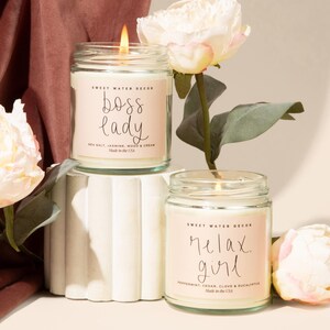 Boss Lady Candle | Girl Boss Candle | Handmade Soy Candles | Gifts for ...