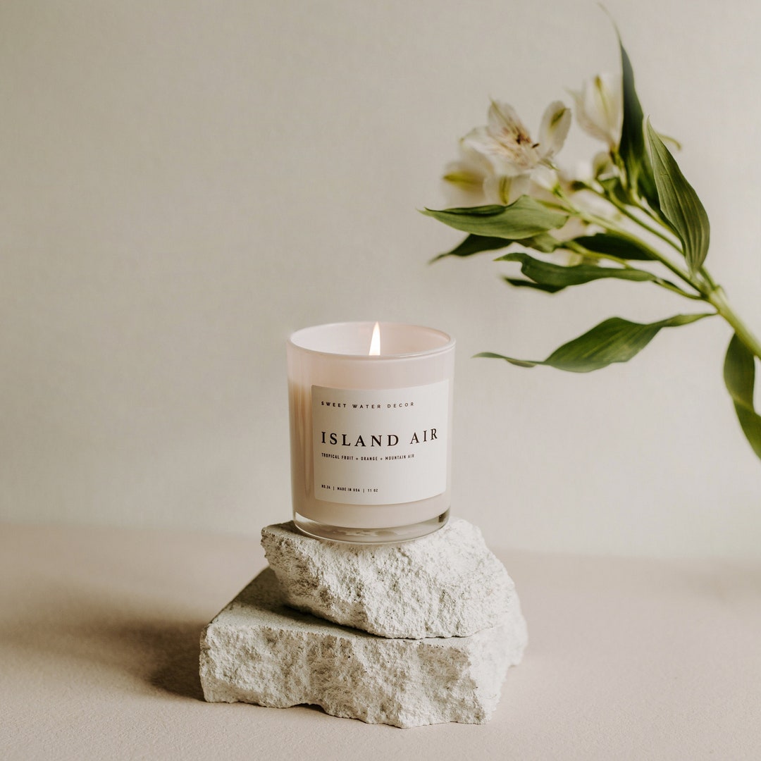 Island Air 11oz Soy Candle: Tropical Beach Candle for Coastal Decor - Etsy