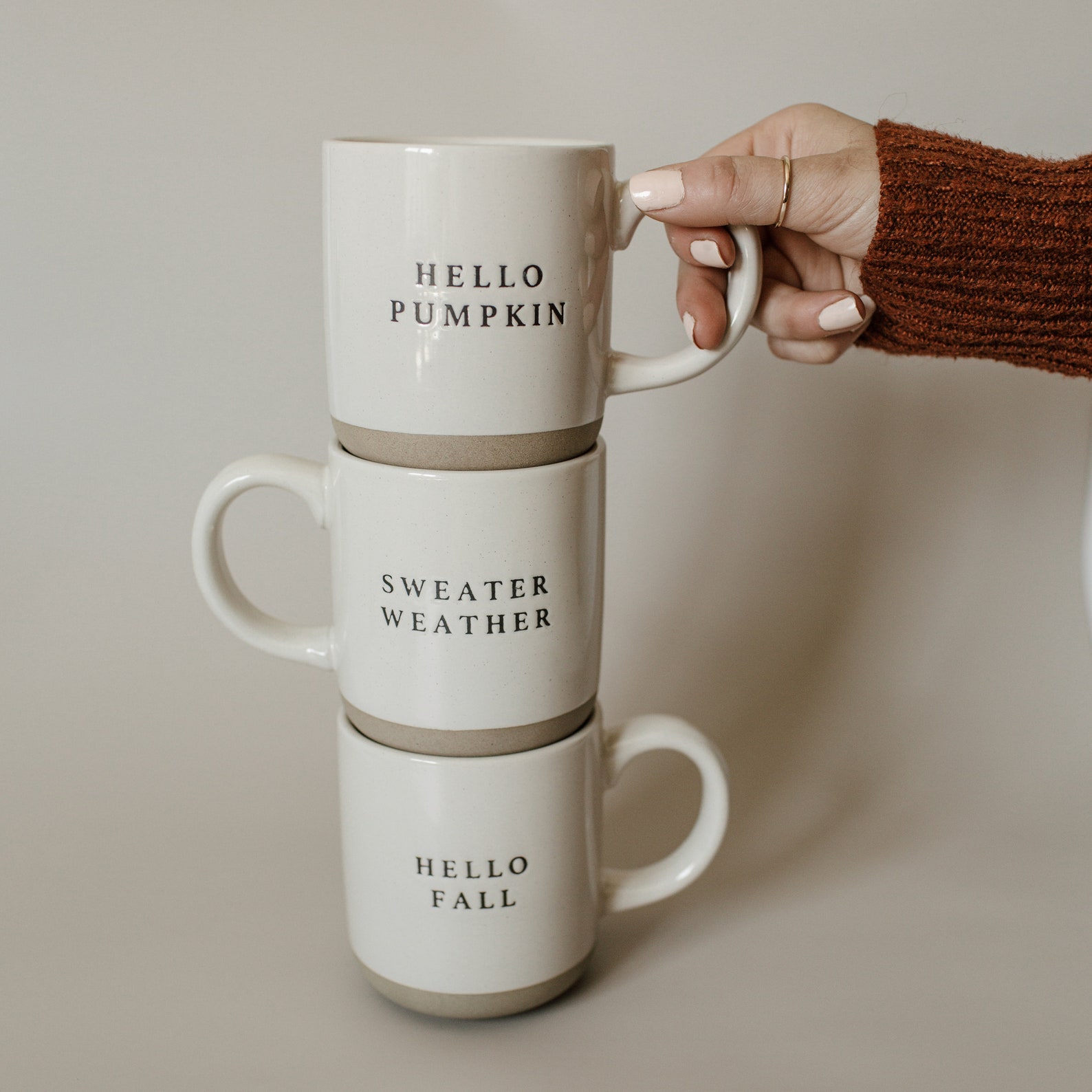 Hello Fall Coffee Mug Fall Coffee Mug PSL Mug Fall - Etsy