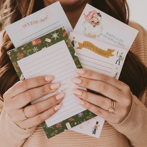 Gingerbread Christmas Notepad - Stocking Stuffers for Her, Christmas ...