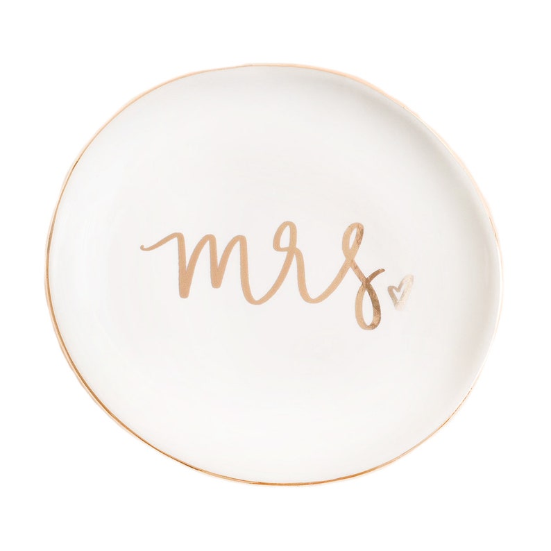 Mrs Ring Dish | Engagement Ring Dish, Wedding Ring Dish, Wifey Gift ...