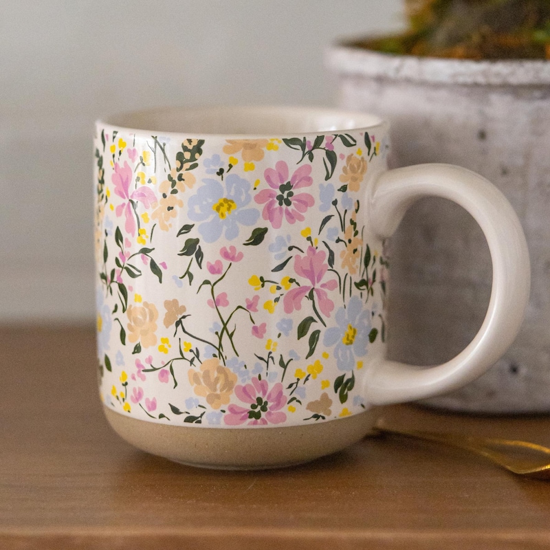 Floral Coffee Mug - Etsy