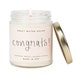Congrats Candle Congratulations Gift Candle Congrats Soy - Etsy