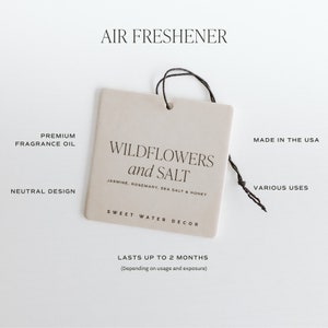 Salt and Sea Hanging Air Freshener - Cute Car Air Freshener, Room Air ...