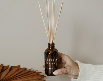 Pumpkin Spice Reed Diffuser - Etsy