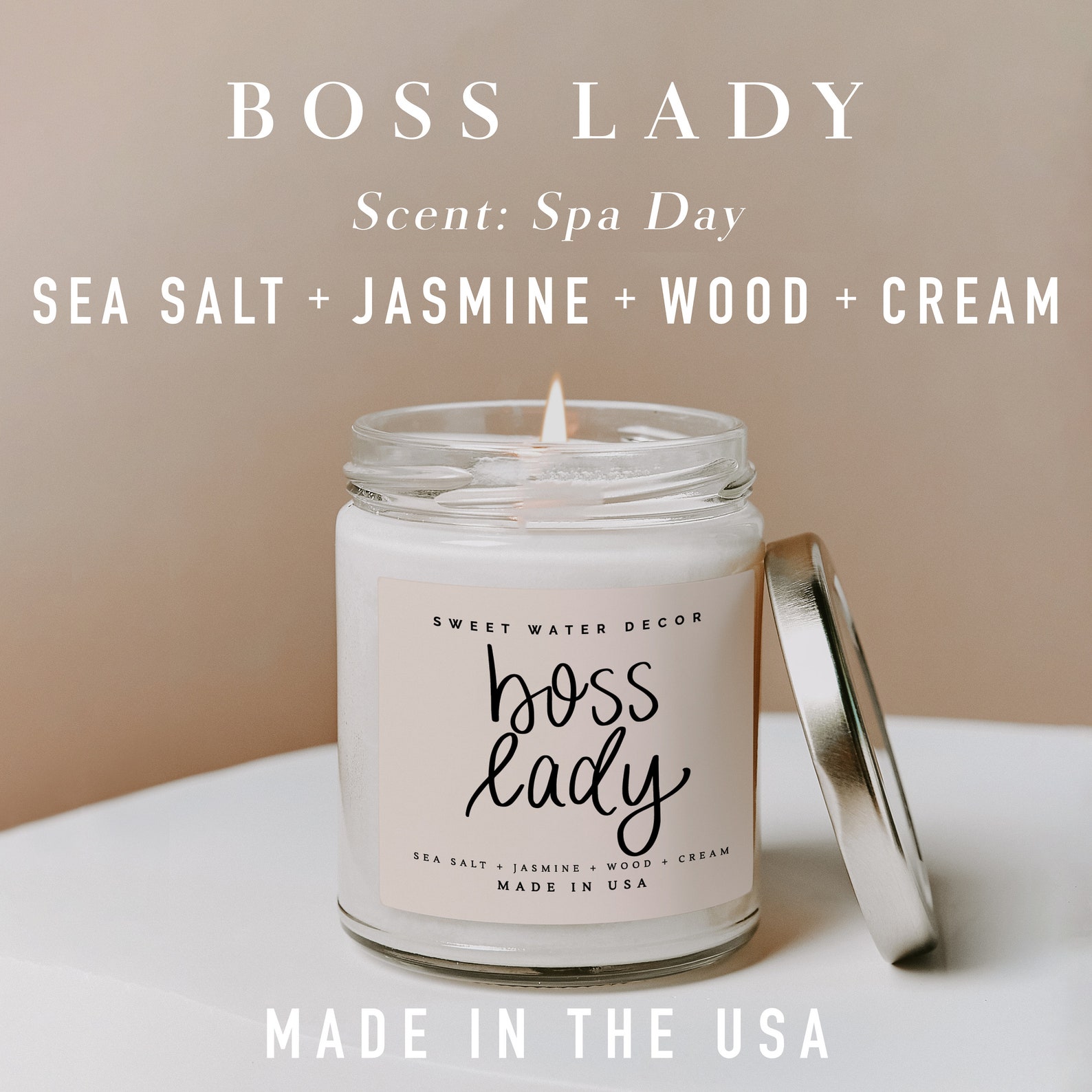 Boss Lady Candle Girl Boss Candle Handmade Soy Candles - Etsy