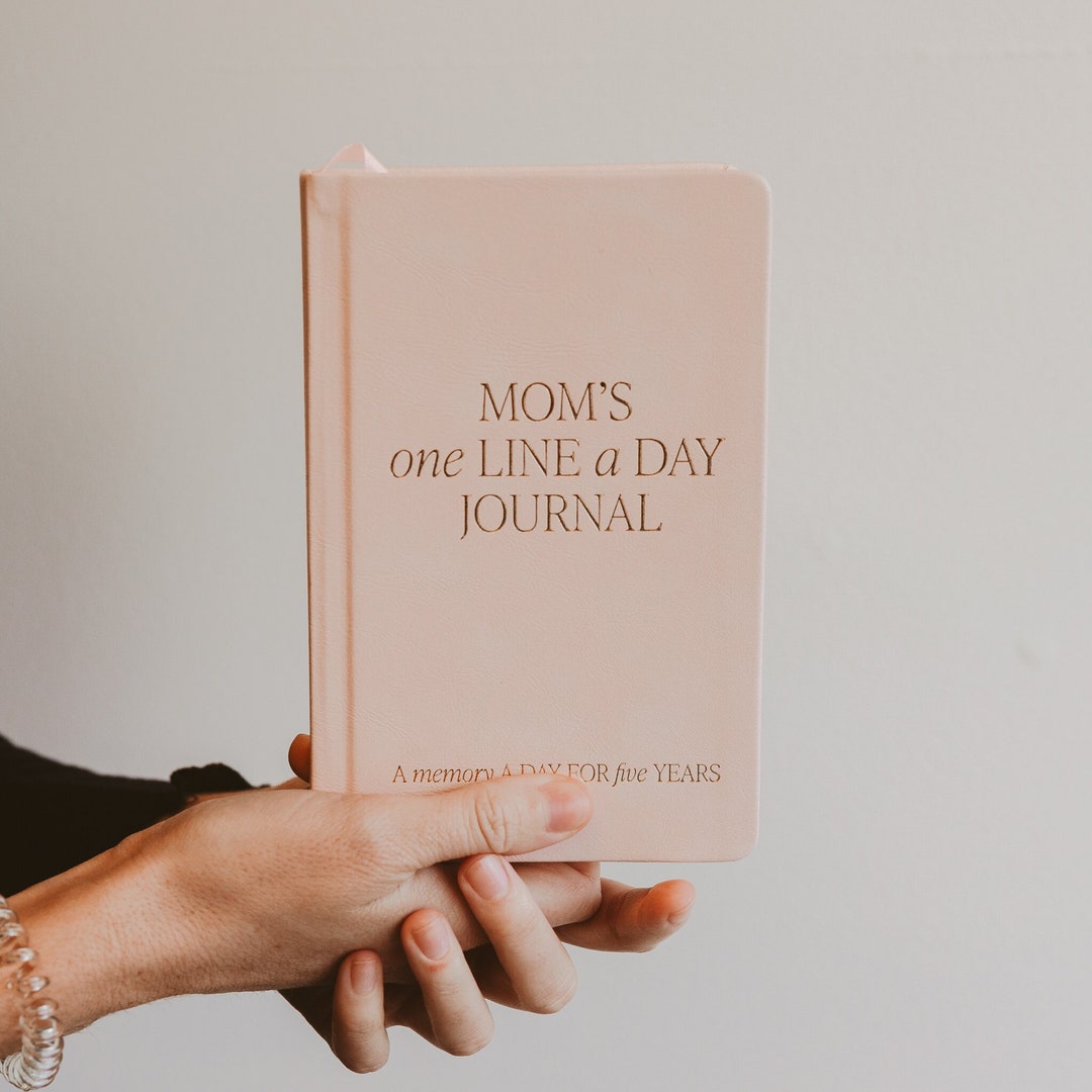 Mom's One Line A Day Journal | Five Year Memory Keepsake Journal ...