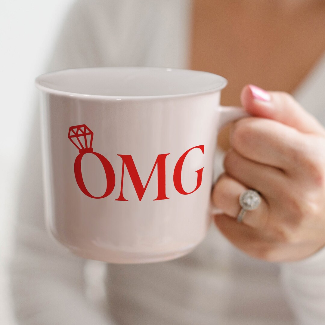 OMG Coffee Mug | Ceramic Campfire Coffee Mug | Engagement and Bridal ...