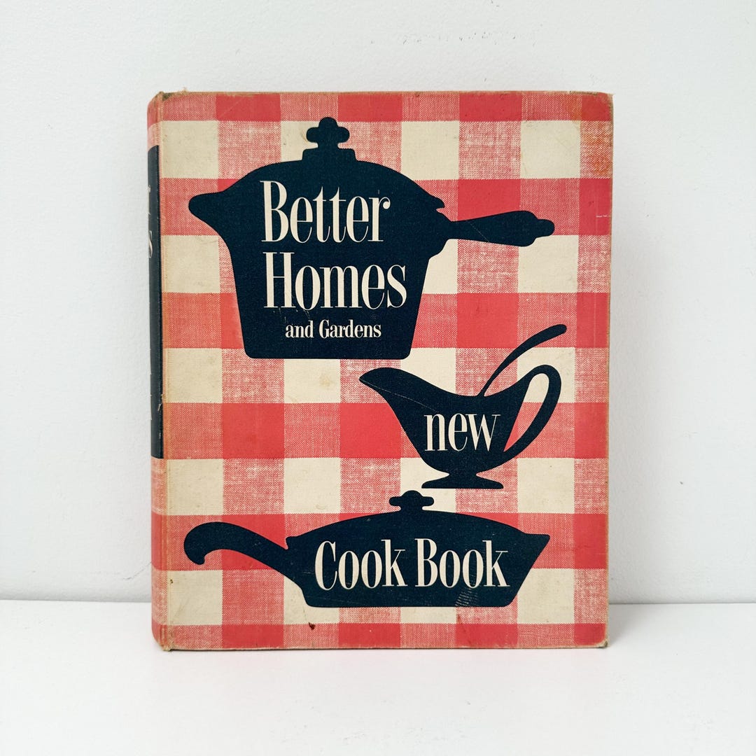 Better Homes and Gardens New Cook Book 1953 Edition, Vintage Better ...