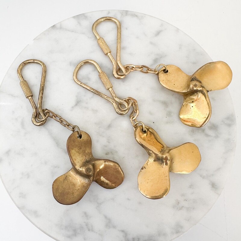 Brass Keychain - Etsy