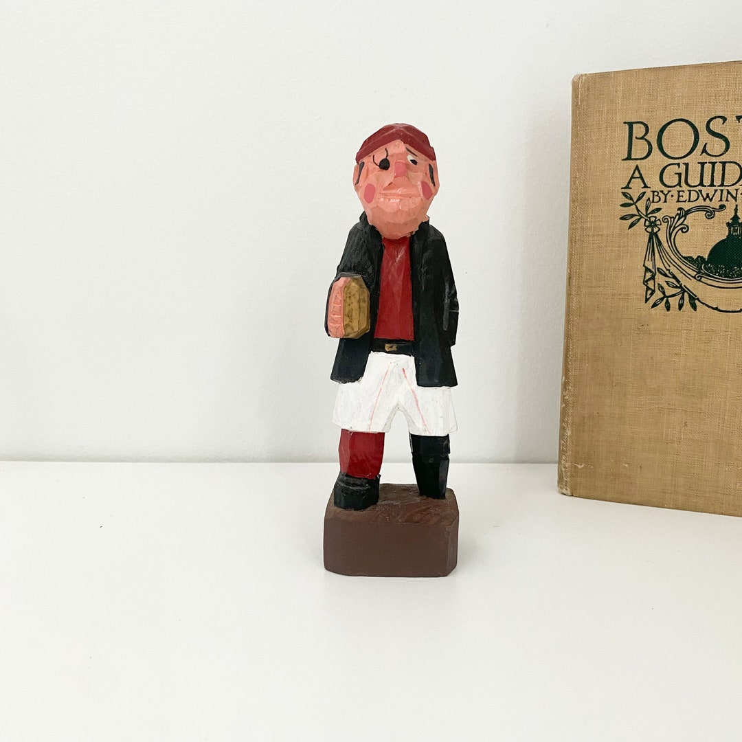 6 Old Salt Pirate Figurine. Vintage Hand Carved Pirate Statue. Old ...