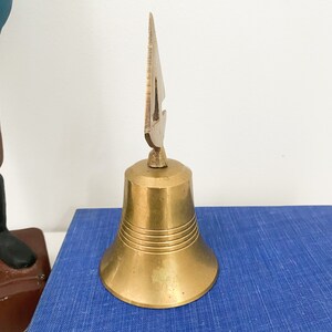 Vintage Brass Sailboat Bell, Vintage Brass Boat Bell, Vintage Coastal ...