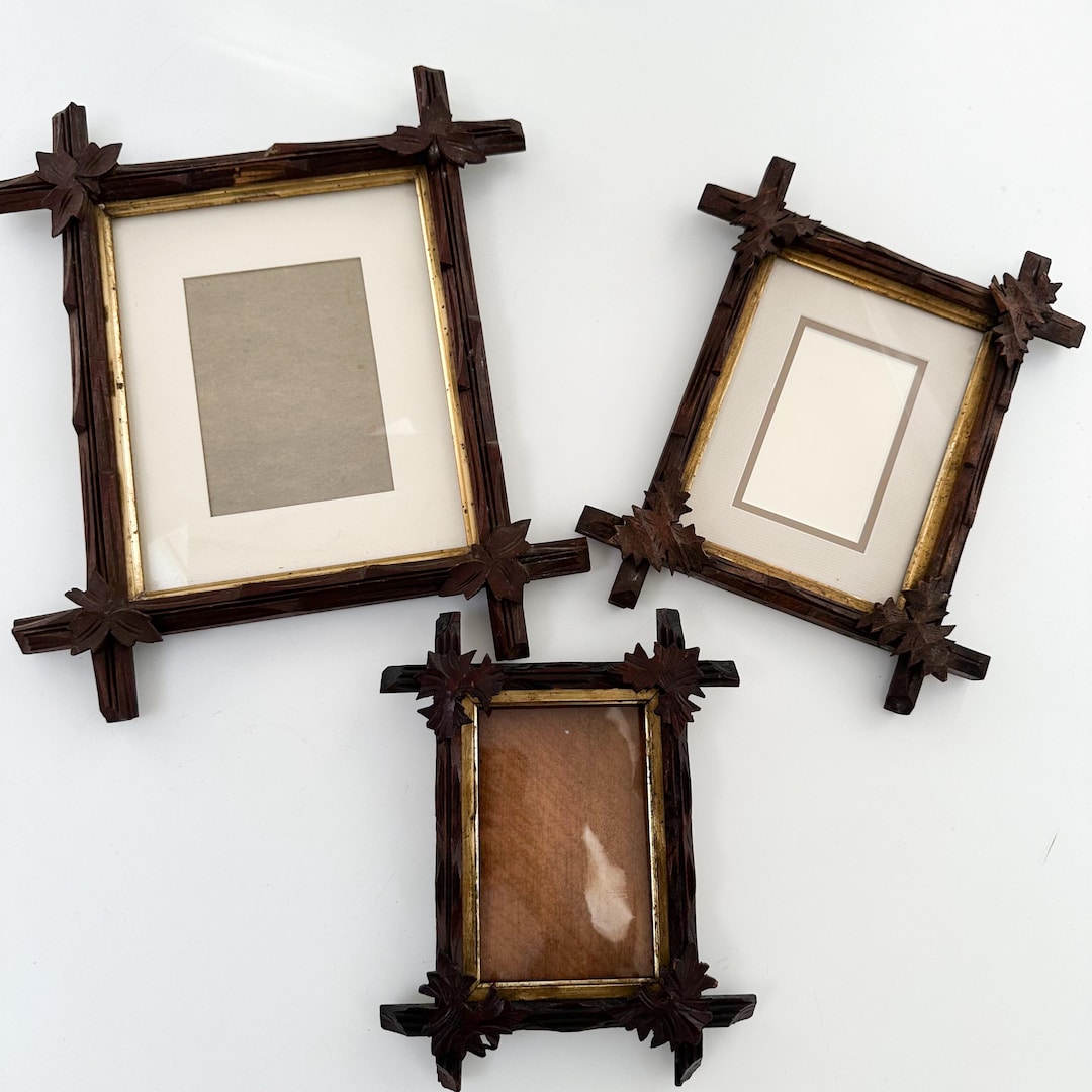 Antique Eastlake Adirondack Frames Sold Separately, Vintage Wood ...