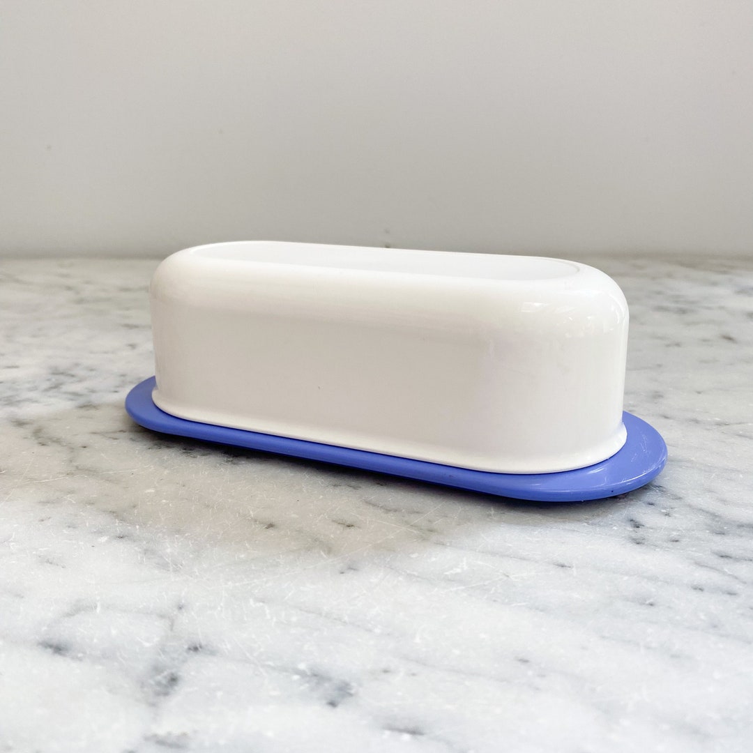 Plastic Tupperware Butter Dish. 1990s Plastic Butter Dish. Vintage ...