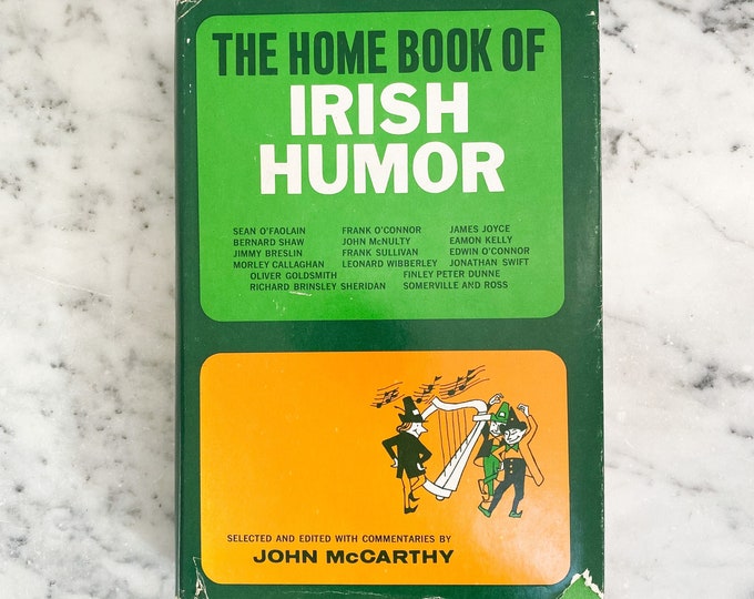 The Home Book of Irish Humor 1968 by John Mccarthy. Vintage Irish Jokes ...