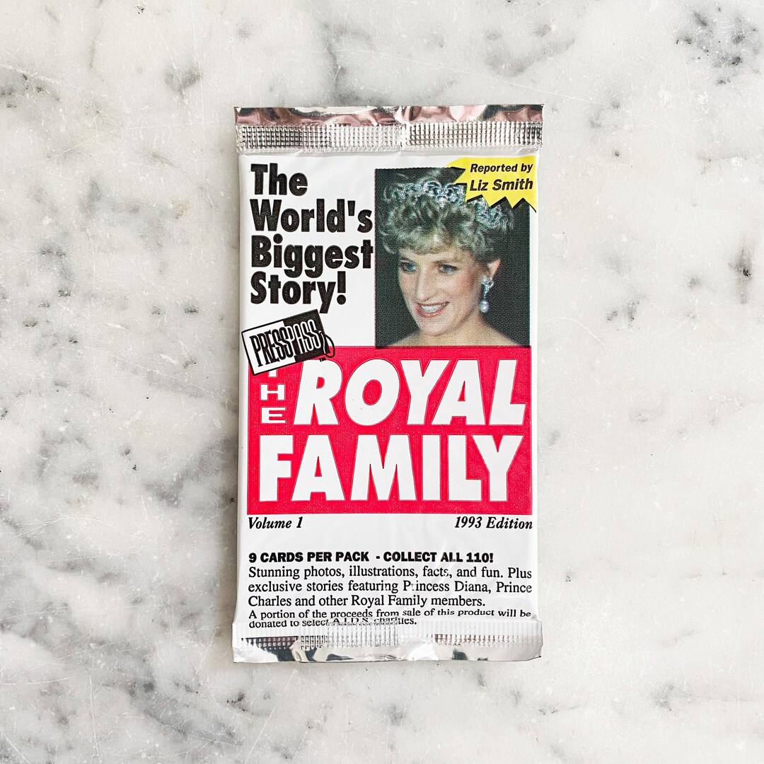 1993 the Royal Family Trading Cards Volume 1 1993 Edition. Press Pass ...