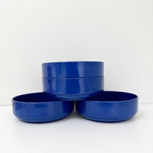 Vintage Ingrid Chicago Blue Bowls Set of 4, Vintage Ingrid Bowl Set ...