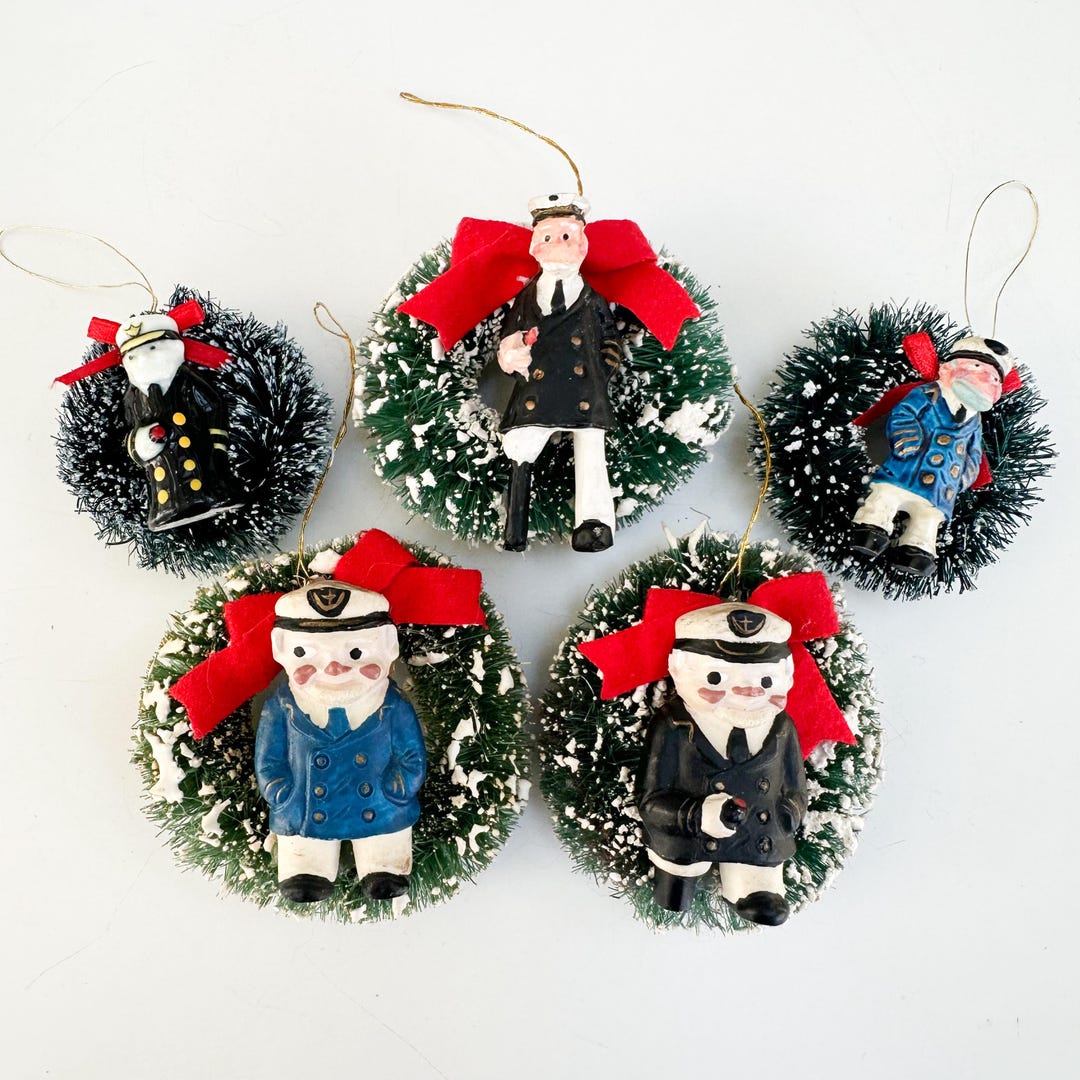 Old Salt Sea Captain Christmas Ornaments, Handmade Old Salt Ornaments ...
