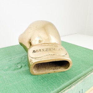 Vintage Brass Boxing Glove, Brass Maxzide 25 Boxing Glove, Vintage ...