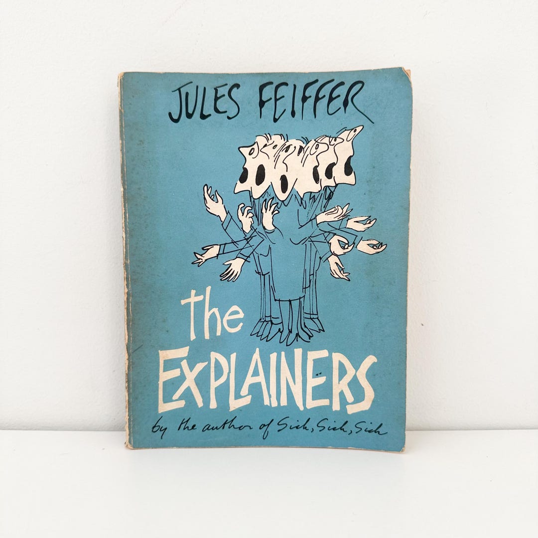 The Explainers by Jules Feiffer 1960 First Edition Book, the Village ...