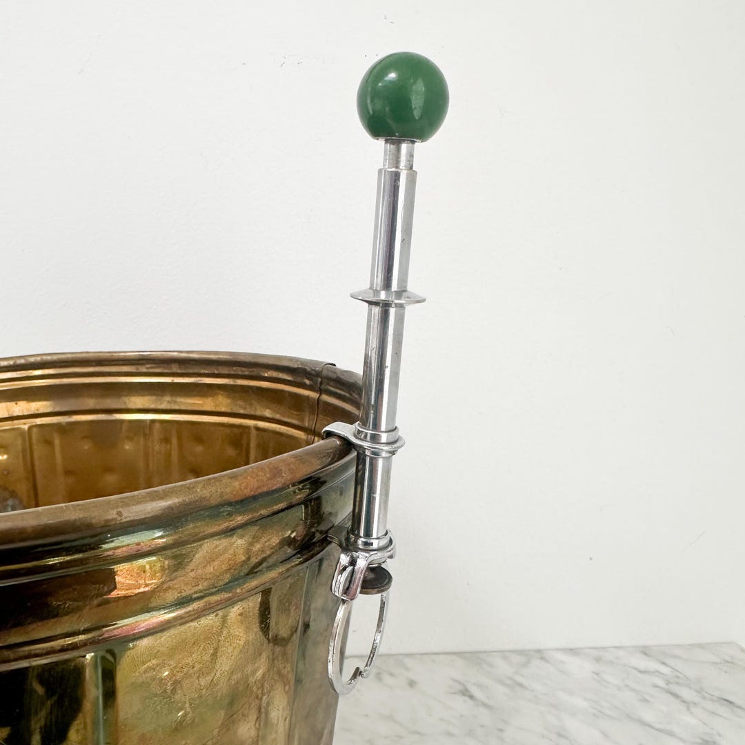 Vintage Utili-tong Ice Cube Server With Green Bakelite Ball Top, Mid ...