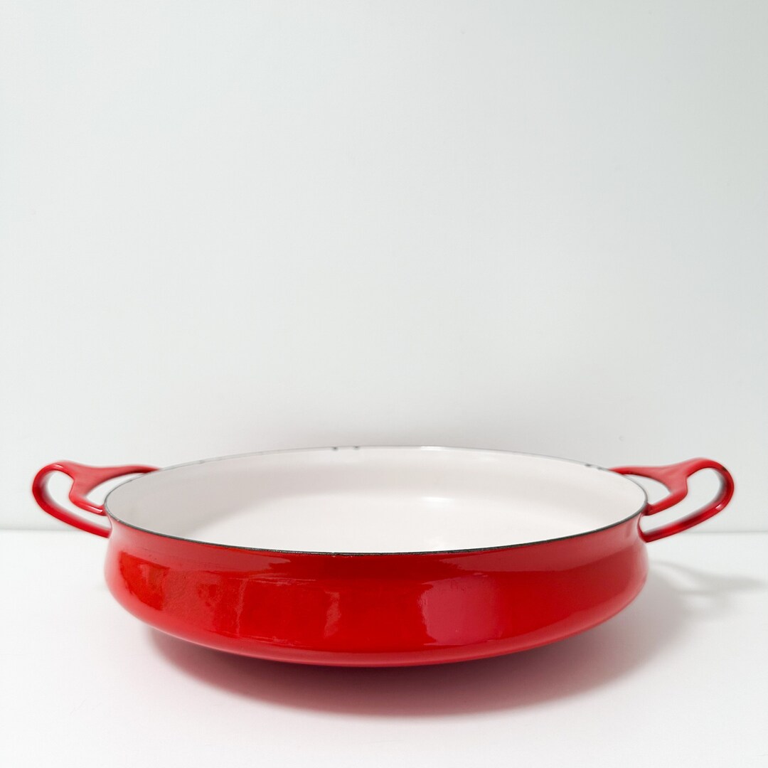 Vintage Red Dansk Paella Pan, 1970s-1980s Dansk International Designs ...
