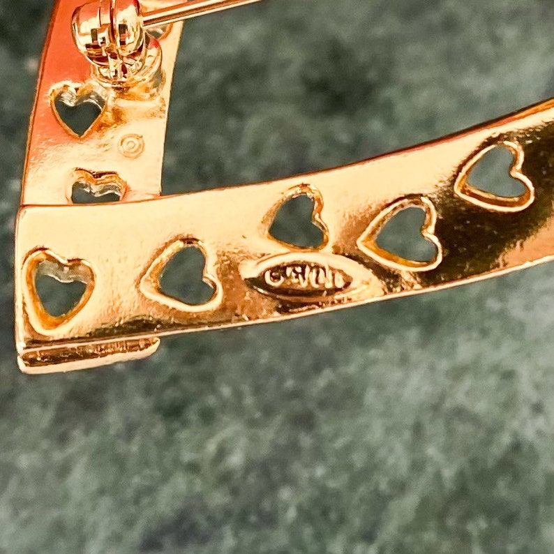 Avon Heart Shaped Brooch. Vintage Heart Pin. Vintage Avon True - Etsy