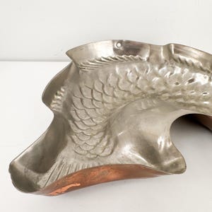 Vintage Copper Plated Fish Mold, Vintage Gelatin Mold, Vintage Copper ...