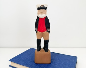 Old Salt Sea Captain Bust With Brown Beard, Vintage Ceramic Fisherman ...