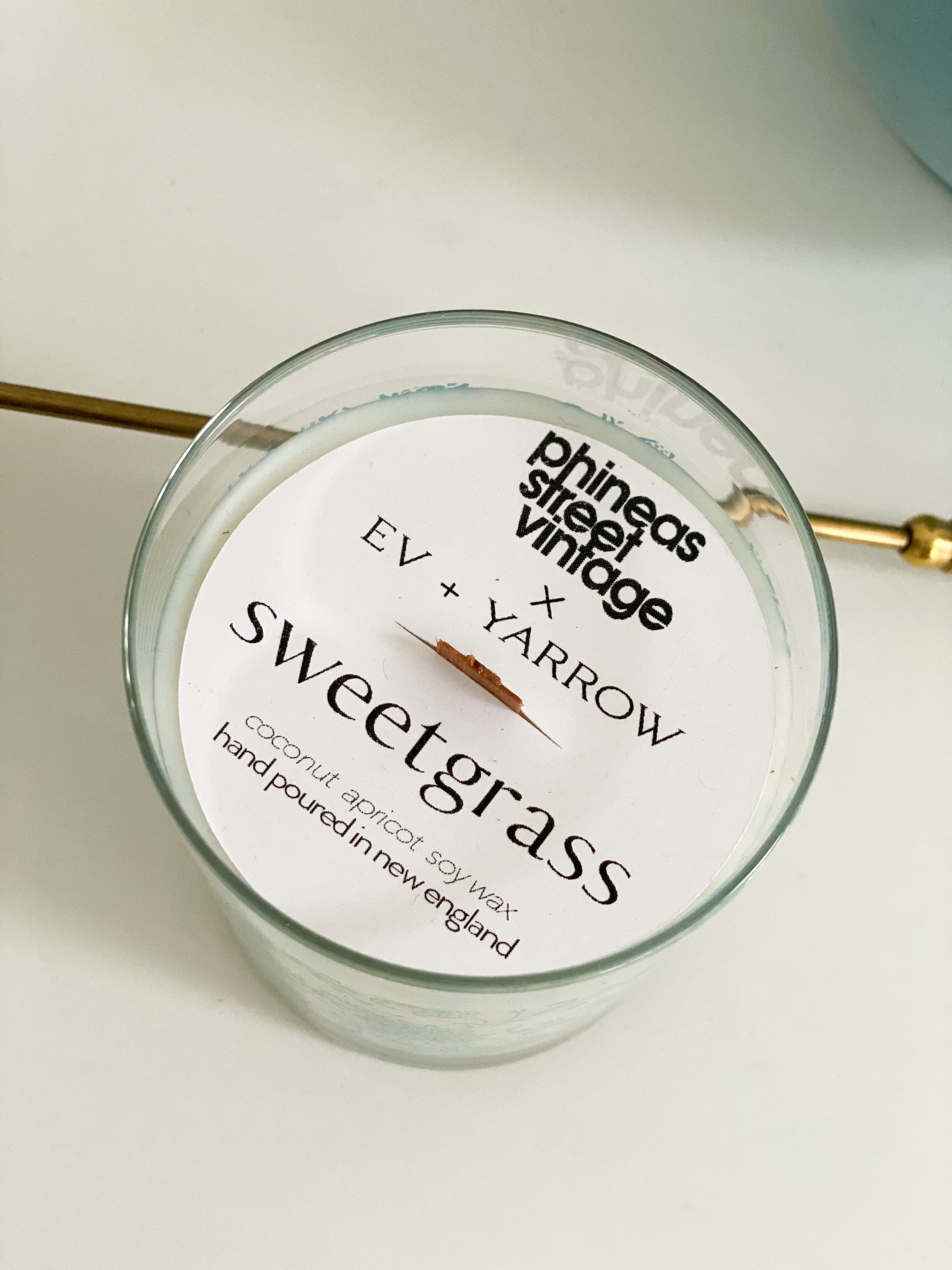 10 Oz Sweetgrass Container Candle in Vintage Anthropologie - Etsy