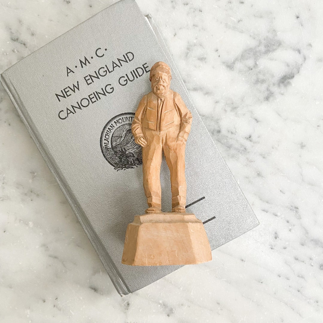 Hand Carved Wooden Old Salt Figurine Unpainted. Hand Carved Old Man ...