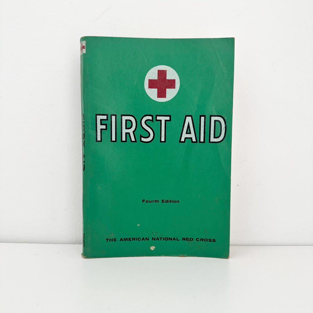 Vintage First Aid Handbook by the American Red Cross Fourth Edition ...