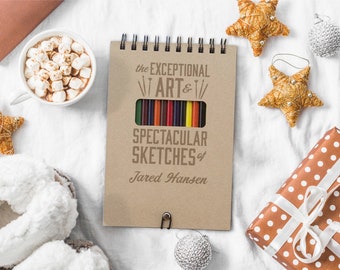 Personalized Sketch Book | Etsy