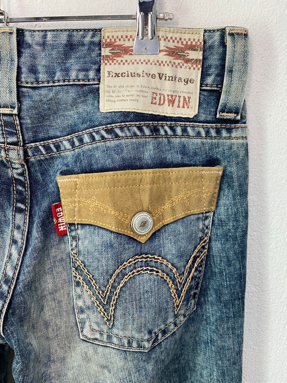 Vintage Japanese Brand Edwin Flare Pants Made in Japa… - Gem