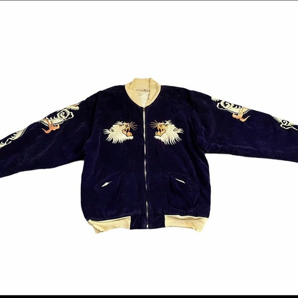 Japanese Embroidered Jacket - Etsy