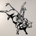 Bull Riding Wall Decal Sticker Art Decor Bedroom Design Mural Vinyl - Etsy