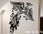 Phoenix Wall Decal Sticker Art Decor Bedroom Design Mural - Etsy
