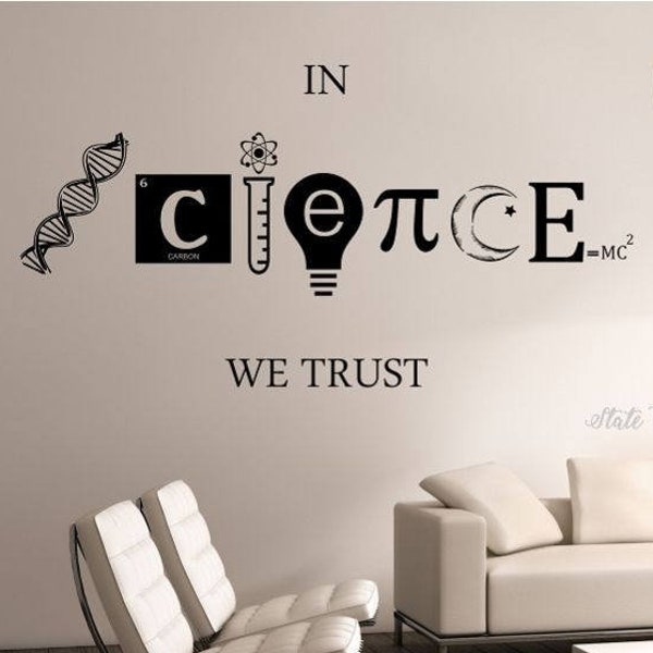 Science Wall Decals - Etsy