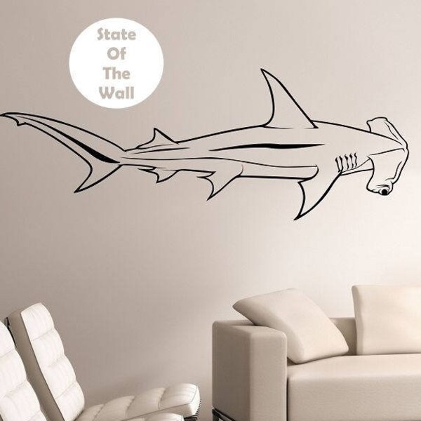 Shark Wall Decals - Etsy