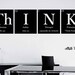 Think""with Quote"" Periodic Table Elements Vinyl Wall Decal Sticker ...