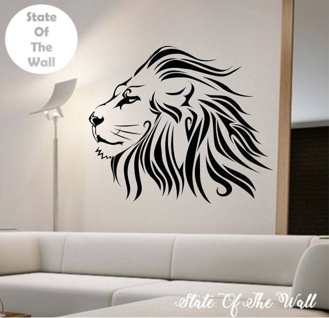 Lion Version 101 Vinyl Wall Decal Sticker Art Decor Bedroom - Etsy
